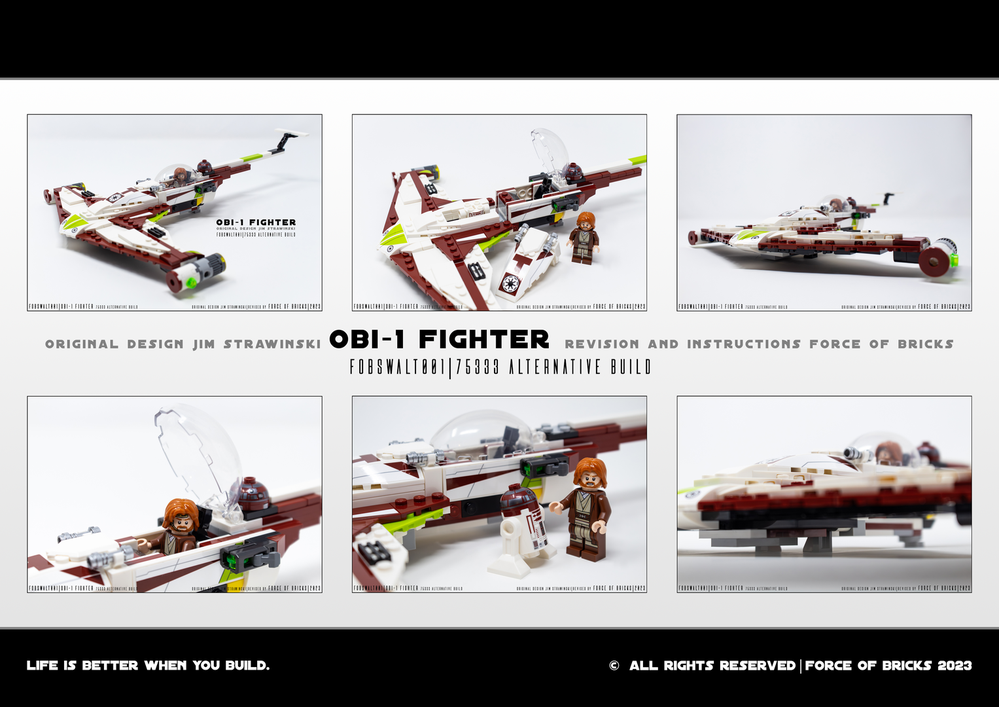 LEGO MOC Obi-1 Fighter (fobswalt001) | 75333 alternative build by Force ...
