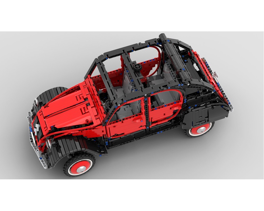 LEGO MOC Citroen 2CV Charleston (Enhanced) by Nico71 | Rebrickable ...