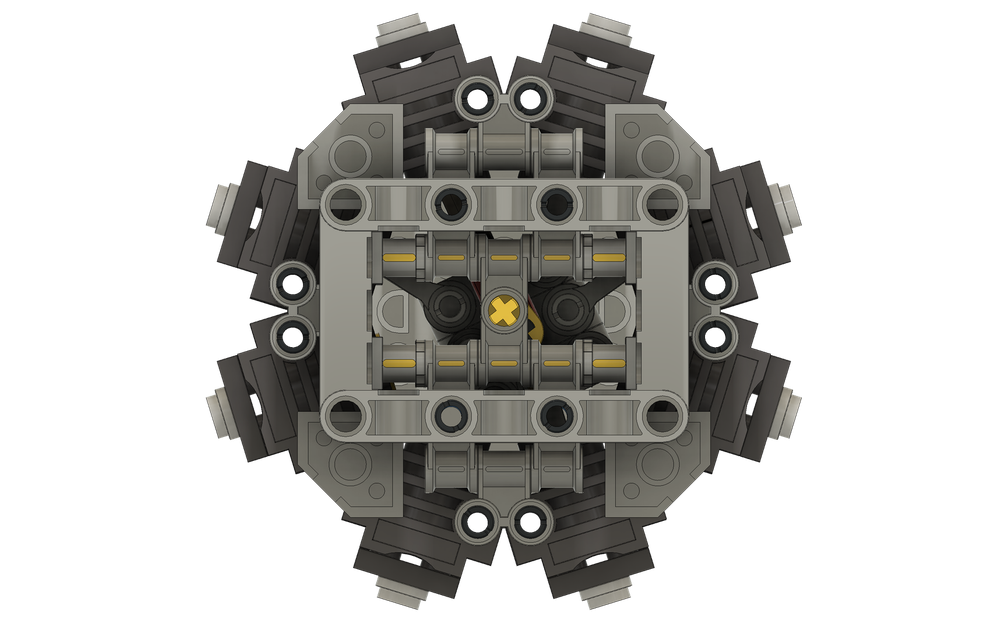 LEGO MOC 16 Cylinder Two-stroke Radial Engine - Monaco Trossi by WPNGLS ...