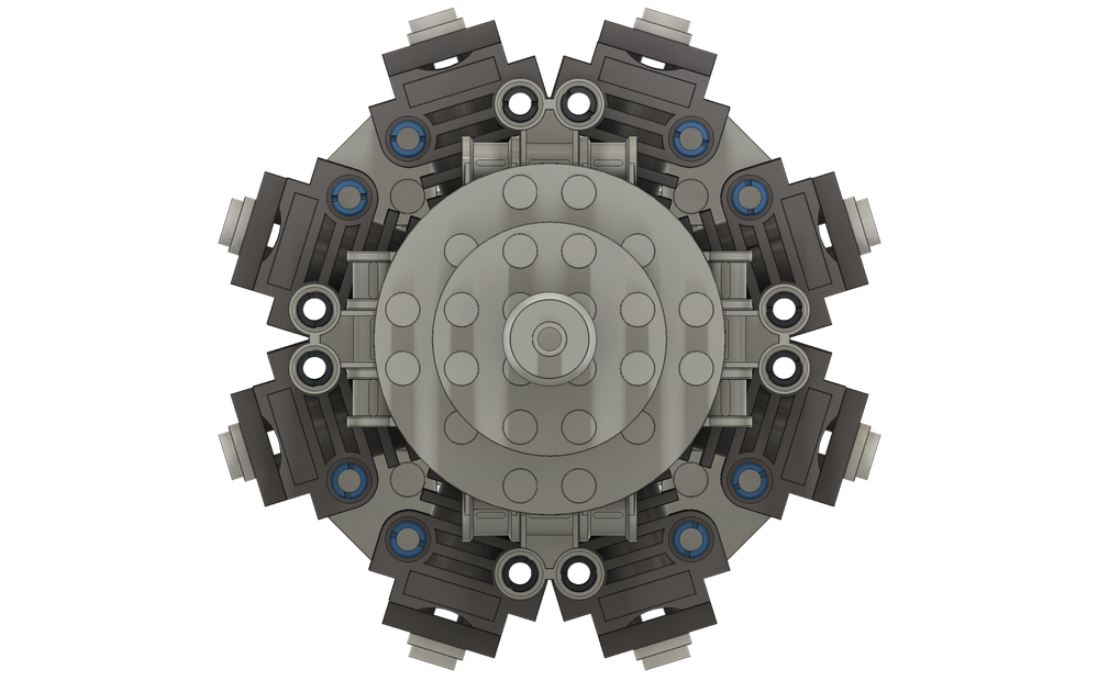 LEGO MOC 16 Cylinder Two-stroke Radial Engine - Monaco Trossi by WPNGLS ...