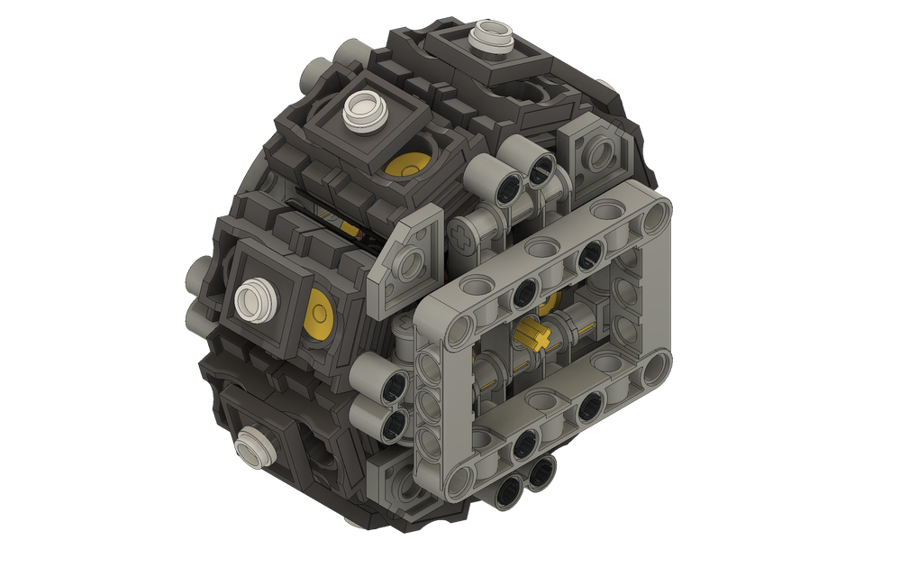 LEGO MOC 16 Cylinder Two-stroke Radial Engine - Monaco Trossi by WPNGLS ...