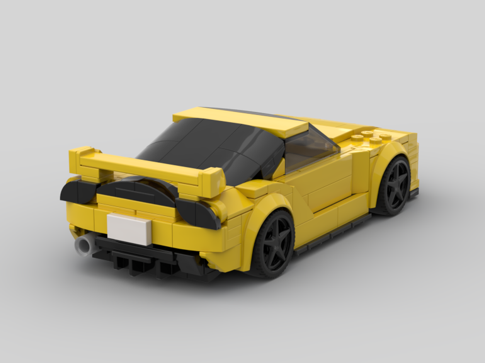 LEGO MOC Mazda RX7 with Openable Hood by BluesCarLego | Rebrickable ...