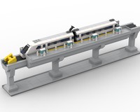 LEGO Set 40518-1 High-Speed Train (2022 Creator) | Rebrickable - Build ...