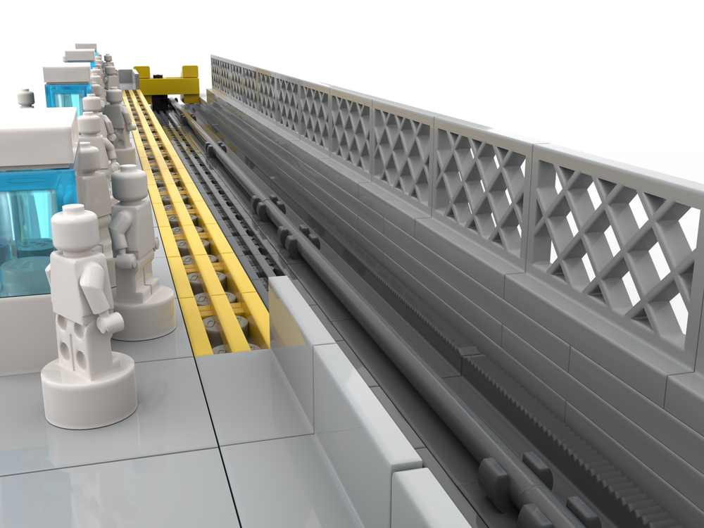 LEGO MOC High-Speed Train Station by J.Mods.Bricks | Rebrickable ...