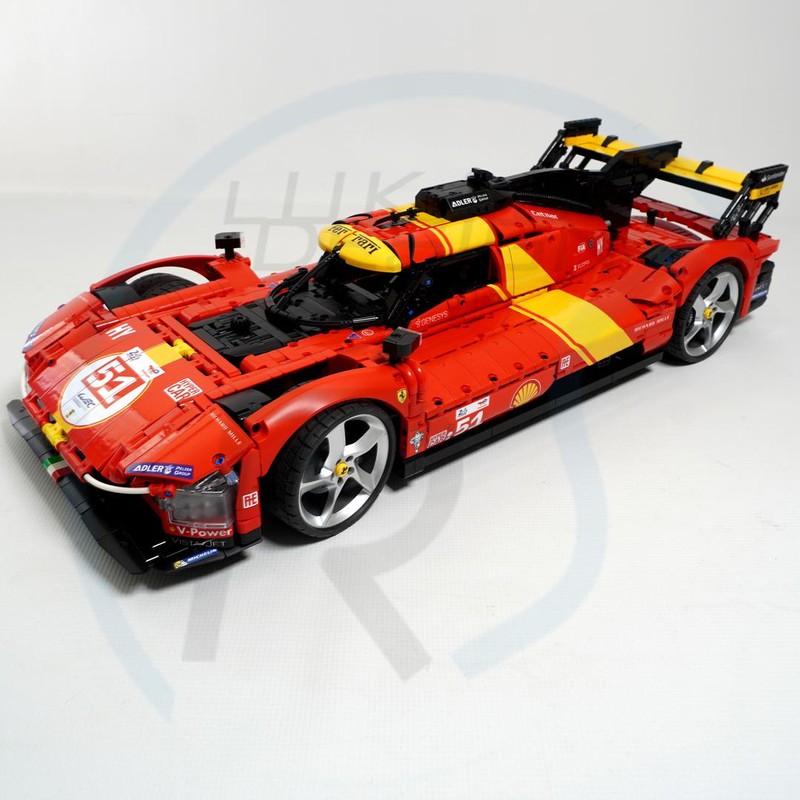 LEGO MOC Ferrari Hypercar 499P (incl. 2023 and 2024 winning cars) 1:8 ...