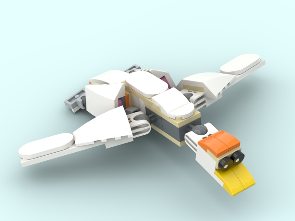 LEGO MOC Silly Goose by GrandpaBricks | Rebrickable - Build with LEGO