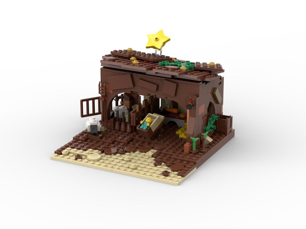 LEGO MOC Christmas nativity scene with baby Jeebus by ooz | Rebrickable - Build with LEGO