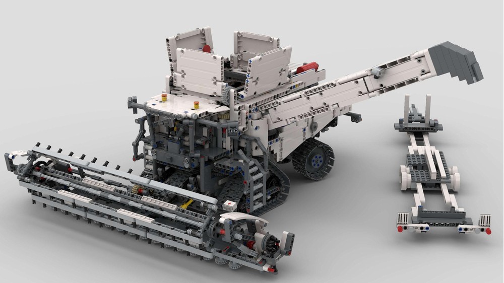 LEGO MOC Harvest Pack 42100 Combine Harvester and 42114 John Deere 9620 ...