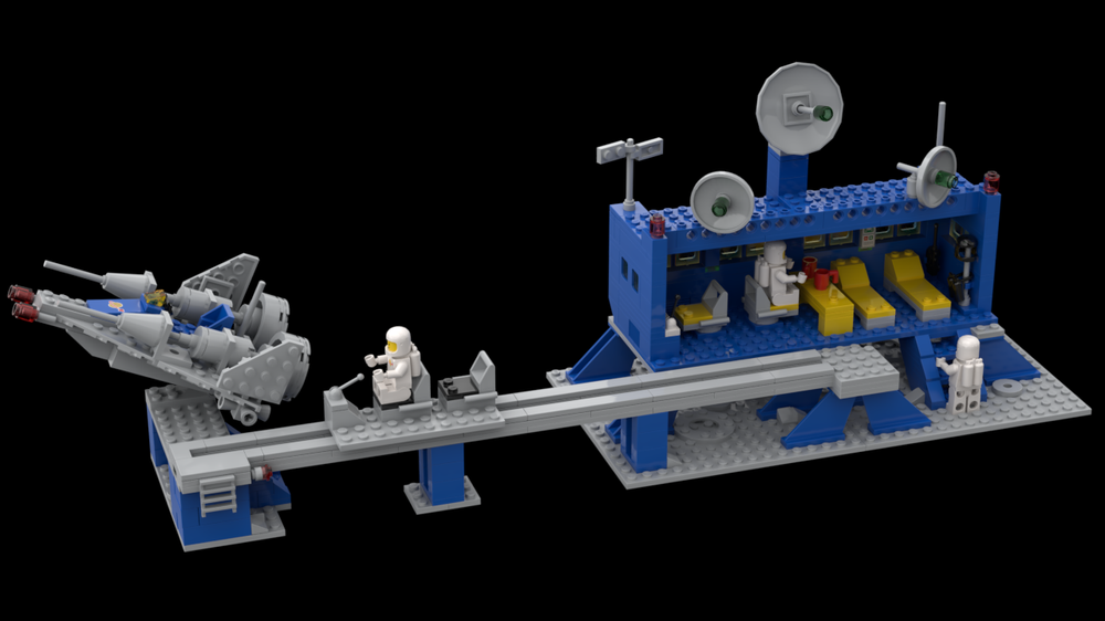 LEGO MOC Classic Space Reimagined: Beta Command Base 6970 by watson ...