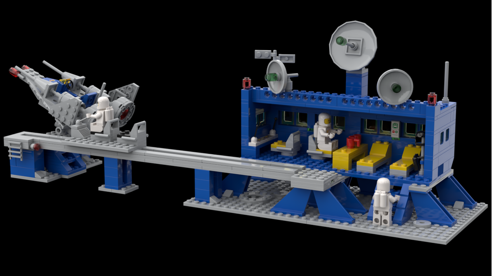 Lego Moc Classic Space Reimagined Beta Command Base 6970 By Watson