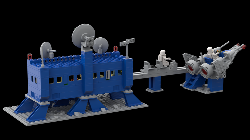 Lego Moc Classic Space Reimagined Beta Command Base 6970 By Watson