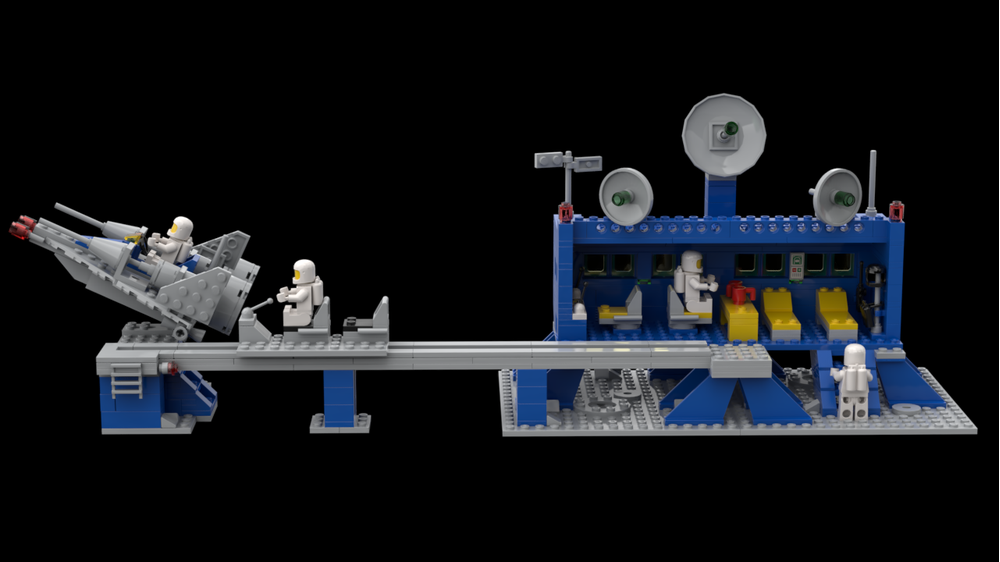 Lego Moc Classic Space Reimagined Beta Command Base 6970 By Watson