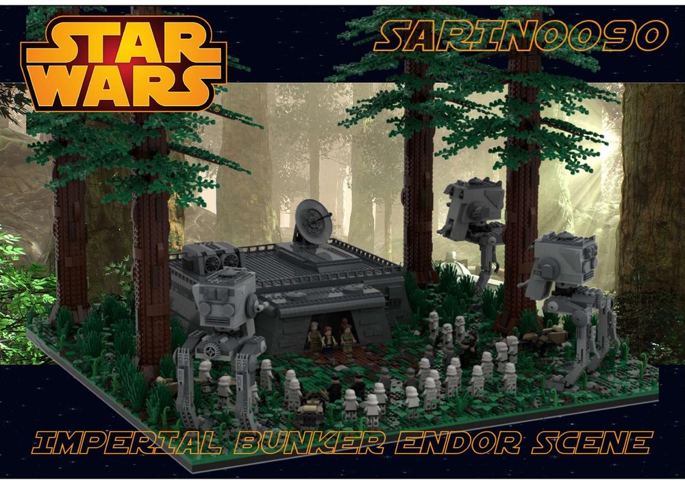 LEGO MOC SW - Imperial Bunker Endor Scene by Sarinoo90 | Rebrickable ...