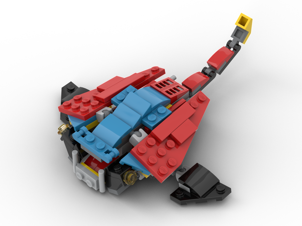 LEGO MOC 31124 Manta Ray by noamu | Rebrickable - Build with LEGO
