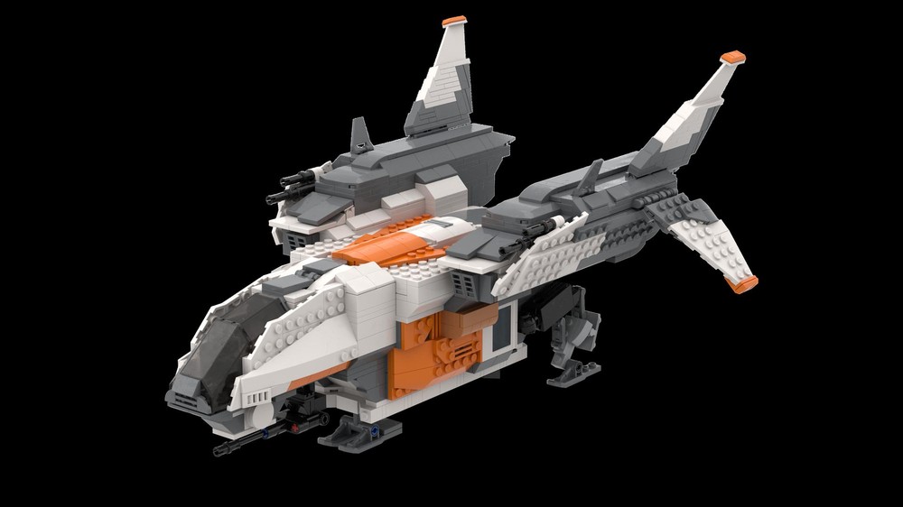LEGO MOC Apex Legends Dropship by Indigocoder | Rebrickable - Build ...
