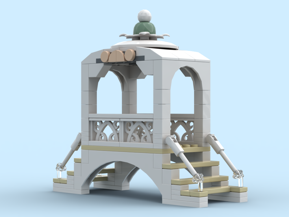 LEGO MOC Pond Bridge by Brick Artisan | Rebrickable - Build with LEGO