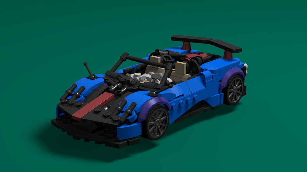 LEGO MOC Pagani Huayra BC Roadster by dani_builds_lego | Rebrickable ...