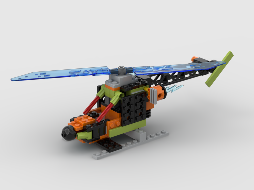 LEGO MOC 60340 - Helicopter by KlintIsztvud | Rebrickable - Build with LEGO