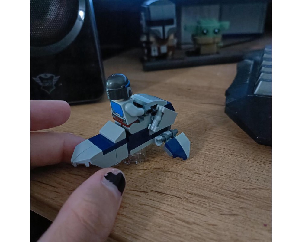 Lego Moc Mandalorian Swoop Speeder By Bookworm12 Rebrickable Build