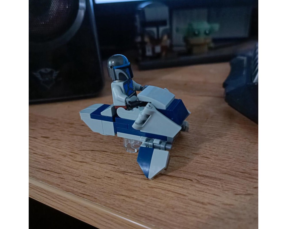 Lego Moc Mandalorian Swoop Speeder By Bookworm12 Rebrickable Build