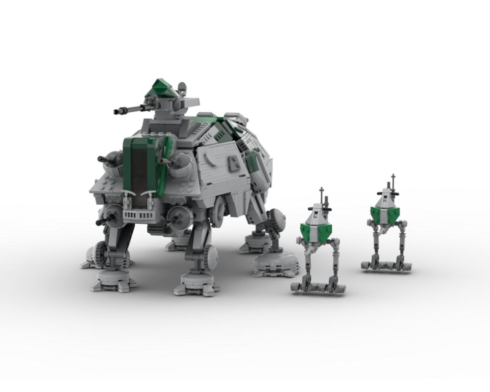 LEGO MOC AT-TE lightning squadron by thelegowolfpack | Rebrickable ...