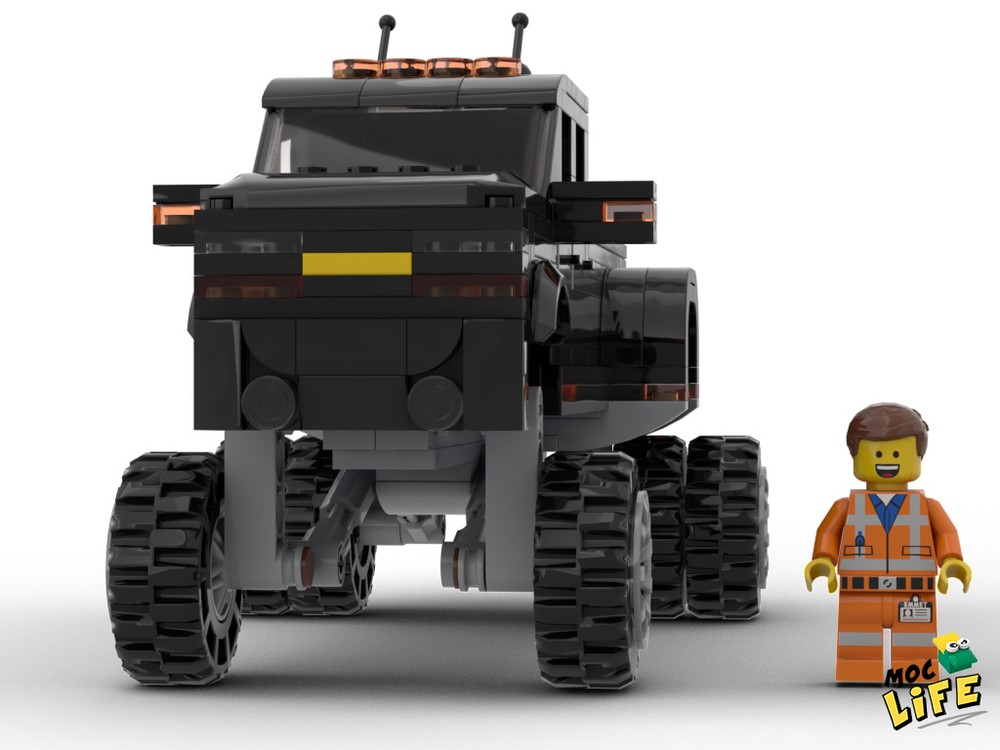 LEGO MOC Chevrolet Silverado 3500 quad cab dually sema lifted by ...