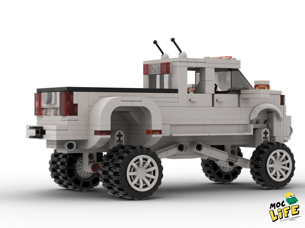 Lego Moc Ram 3500 Quad Cab Dually Sema Lifted By Moclife Rebrickable