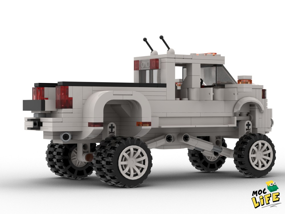 Lego Moc Ram 3500 Quad Cab Dually Sema Lifted By Moclife Rebrickable