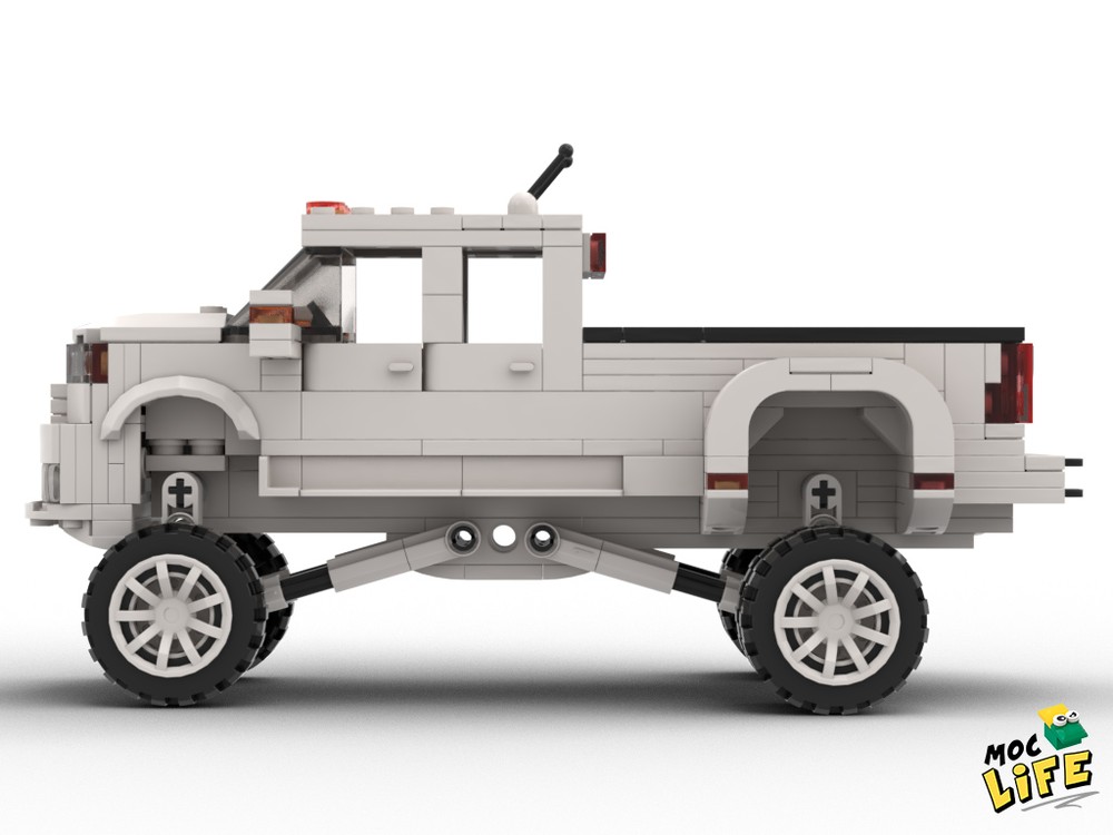Lego Moc Ram 3500 Quad Cab Dually Sema Lifted By Moclife Rebrickable