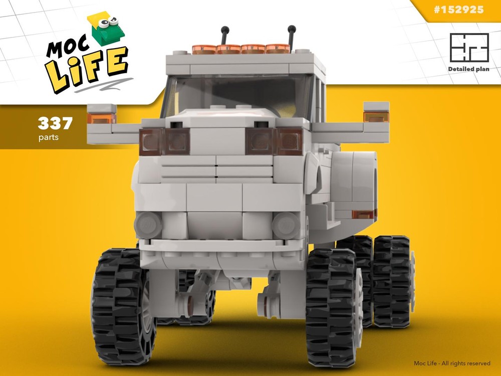 LEGO MOC Ram 3500 quad cab dually sema lifted by MocLife | Rebrickable ...