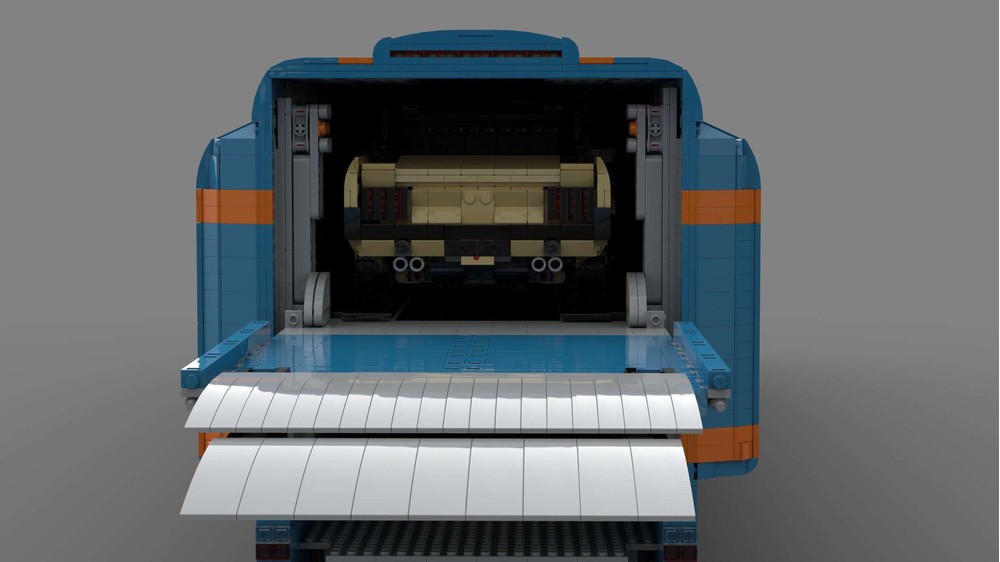 Lego Moc Auto Transport Enclosed Trailer For Brawn By Mikesilok