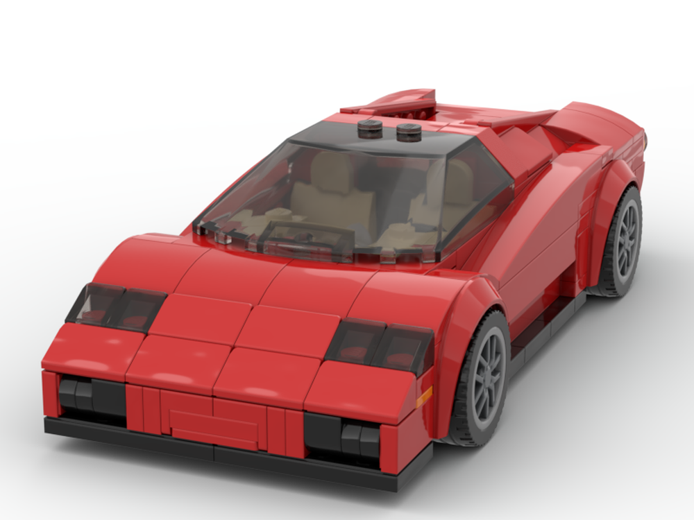 LEGO MOC 2001 Lamborghini Diablo VT 6.0 SE by KineticKit | Rebrickable ...