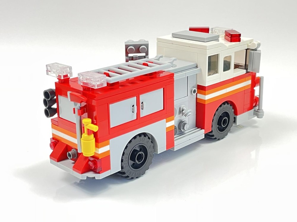 LEGO MOC FDNY Phantom Fire Truck 3000 by iron_foot | Rebrickable ...