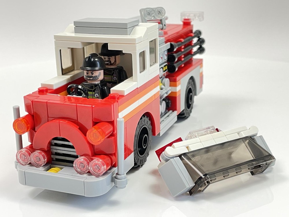 LEGO MOC FDNY Phantom Fire Truck 3000 by iron_foot | Rebrickable ...