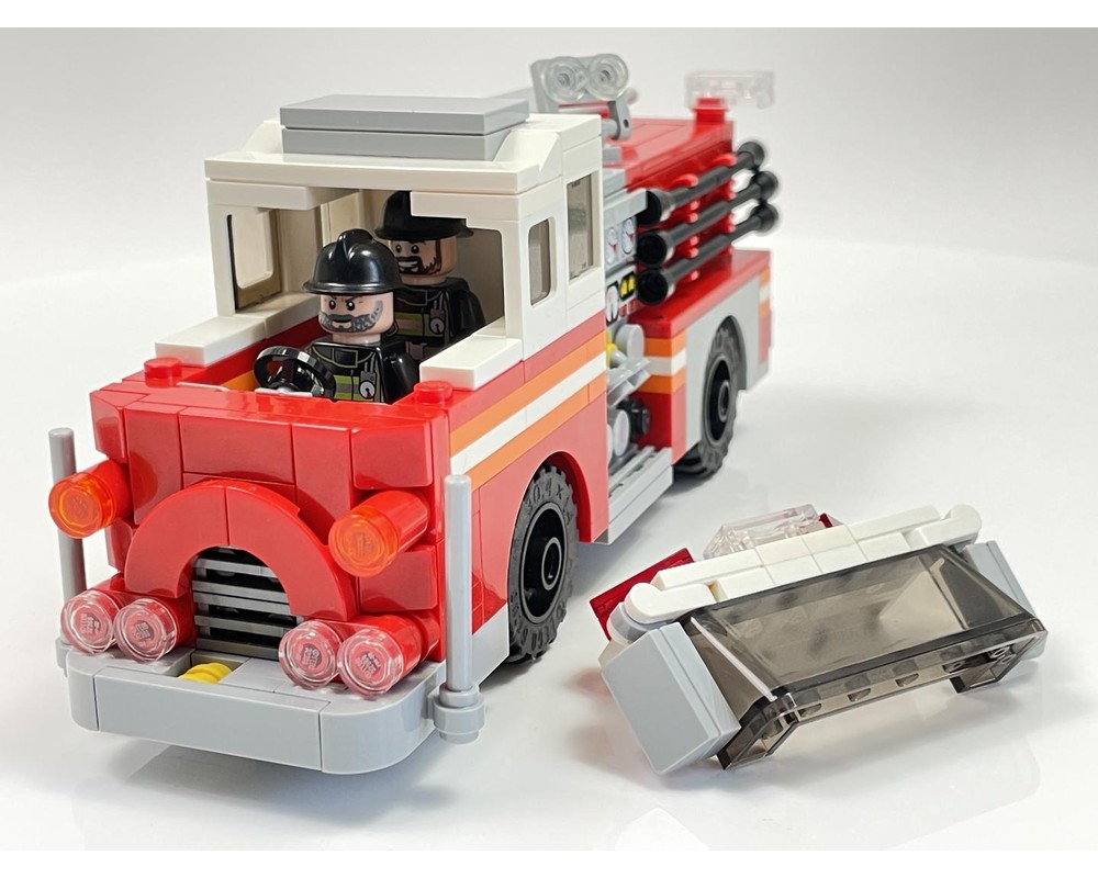 LEGO MOC FDNY Phantom Fire Truck 3000 by iron_foot | Rebrickable ...
