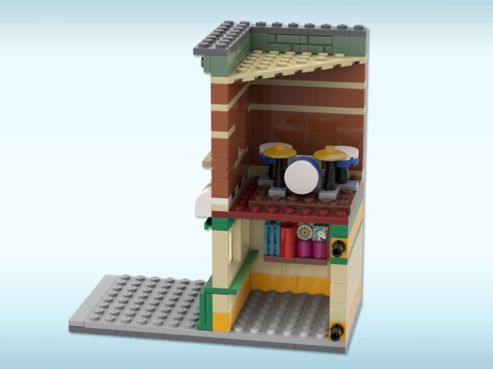 Lego Moc 21324 Sesame Street Expansion By Brickmeisterz Rebrickable