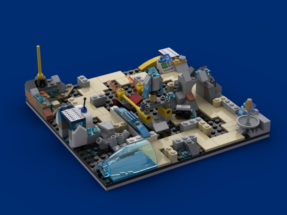 LEGO MOC Mars Mission Maze by EclecticInventor | Rebrickable - Build ...