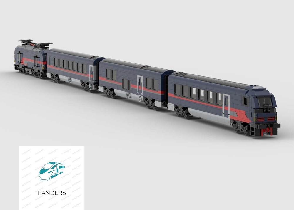 LEGO MOC Austrian Night Express Train by Handers | Rebrickable - Build ...