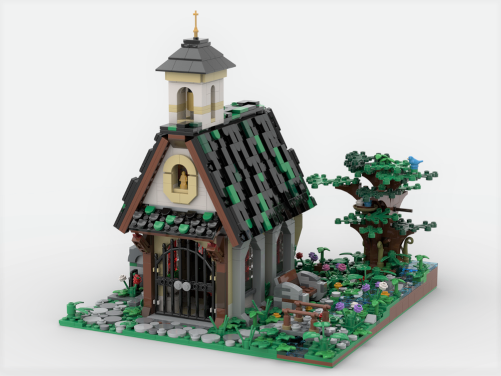 LEGO MOC Chapel #09 by CombinedBricks | Rebrickable - Build with LEGO