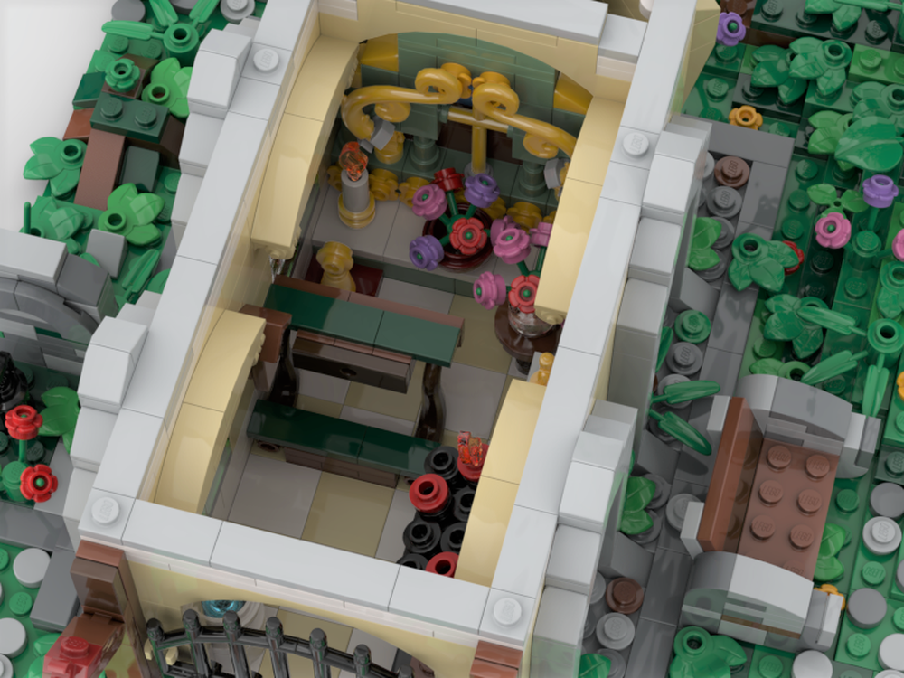 Lego Moc Chapel 09 By Combinedbricks Rebrickable Build With Lego