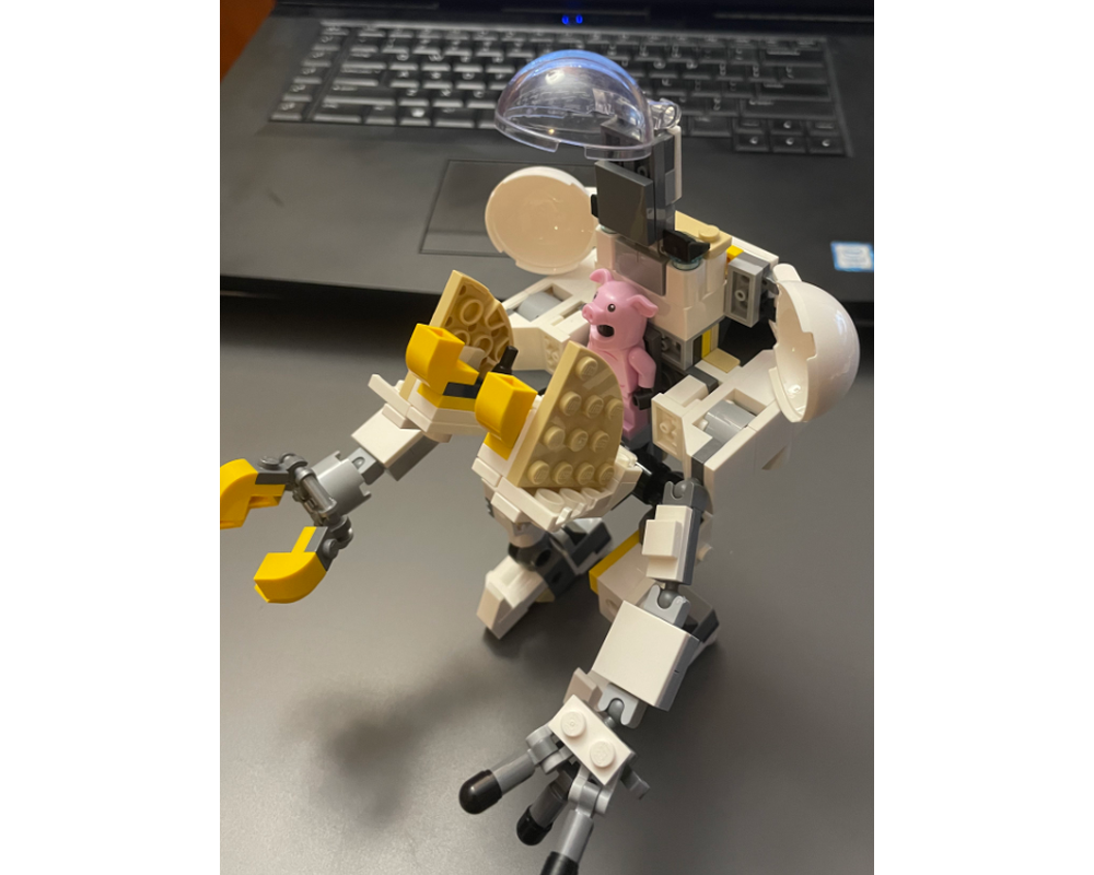 Lego Moc Space Mining Mech Suit By Ericnunya Rebrickable Build