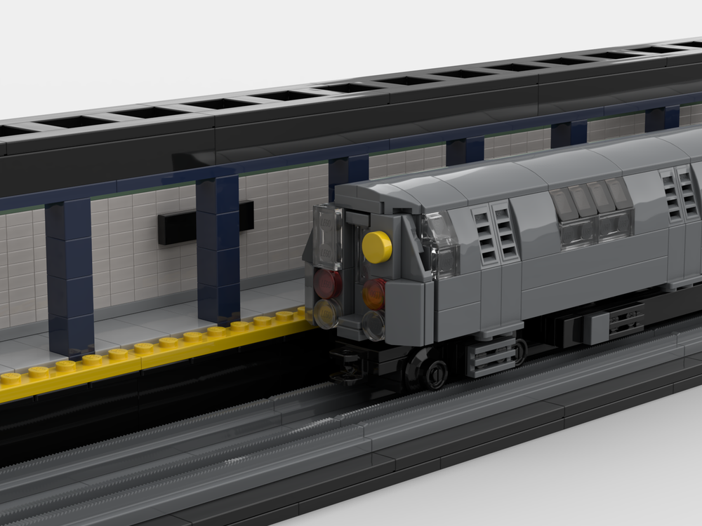 Lego Moc Nyc Subway Display Broadway Line By Taters Rebrickable