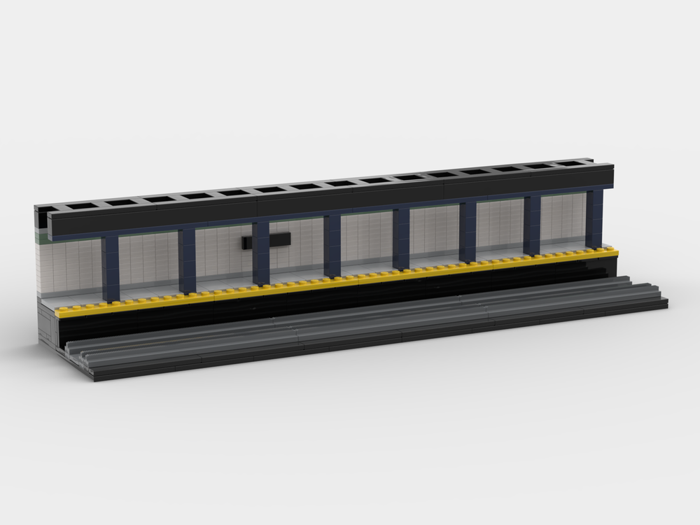 Lego Moc Nyc Subway Display Broadway Line By Taters Rebrickable