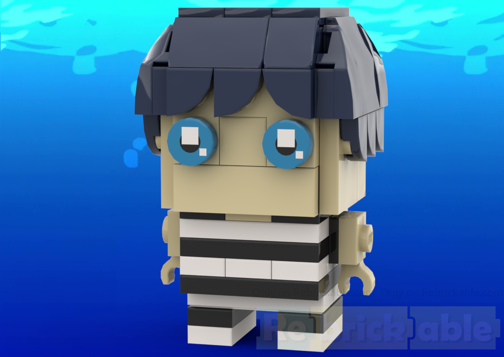 LEGO MOC Persona 3 Pharos BrickHead by GoldengamerLego | Rebrickable ...