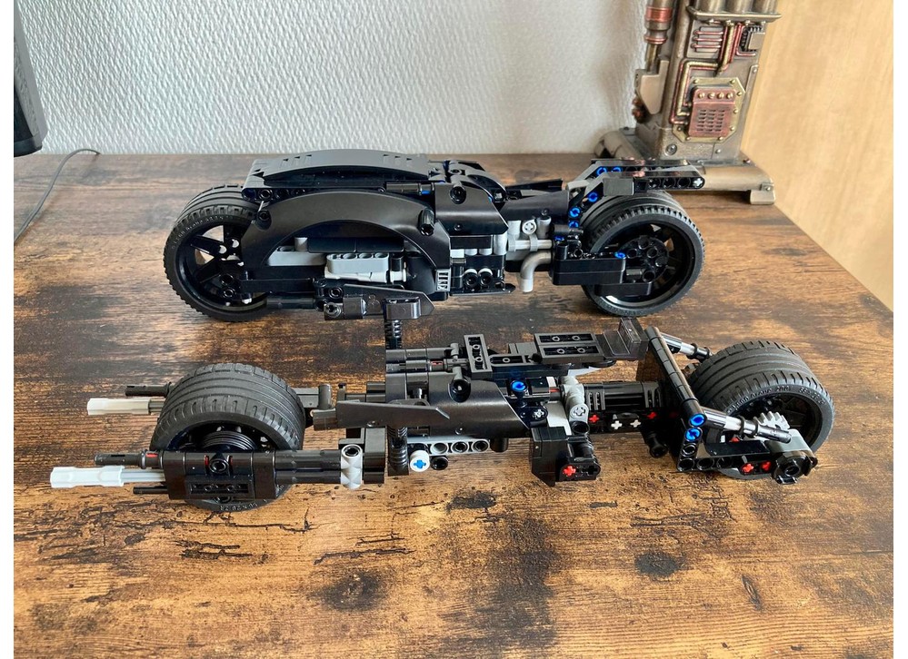 LEGO MOC Batcycle and Batpod by CreationCaravan (Brad Barber ...