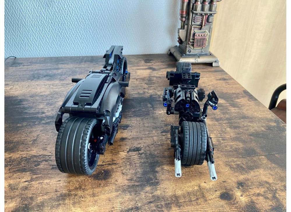LEGO MOC Batcycle and Batpod by CreationCaravan (Brad Barber ...