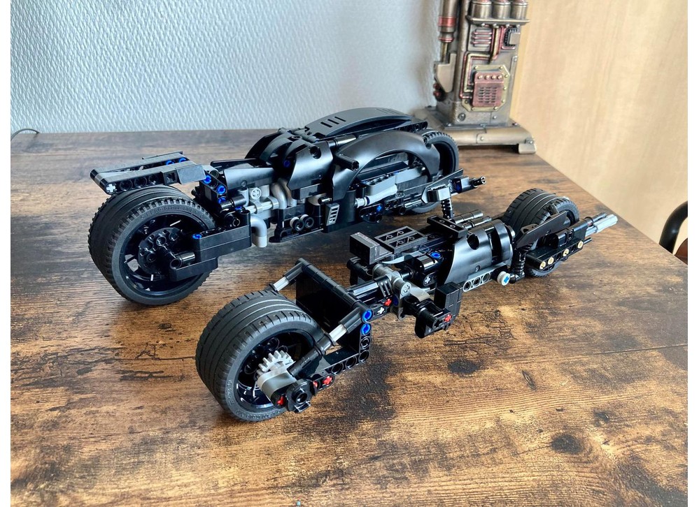 LEGO MOC Batcycle and Batpod by CreationCaravan (Brad Barber ...