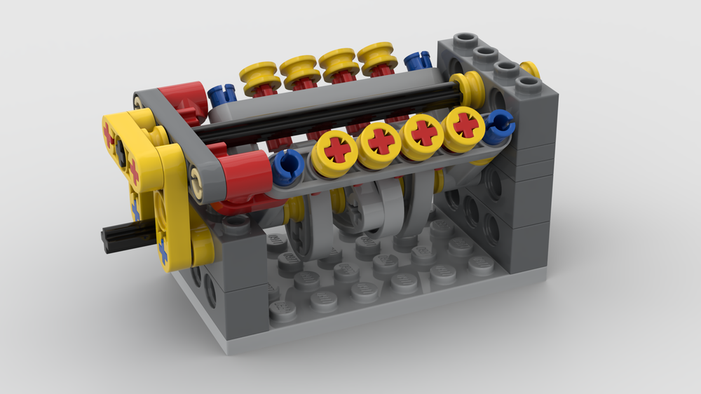 LEGO MOC Mini V8 by CreativeChad | Rebrickable - Build with LEGO