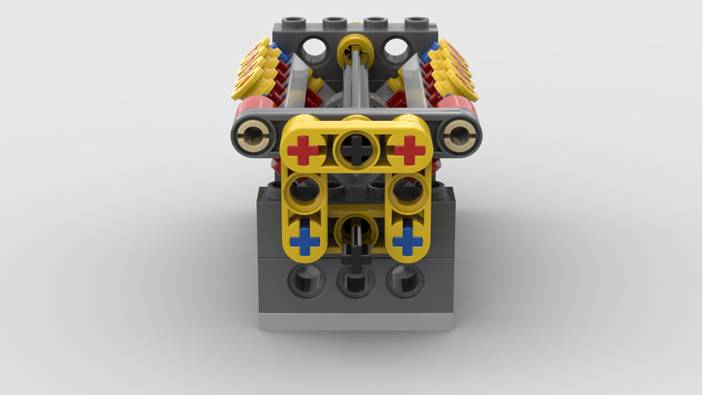 LEGO MOC Mini V8 by CreativeChad | Rebrickable - Build with LEGO