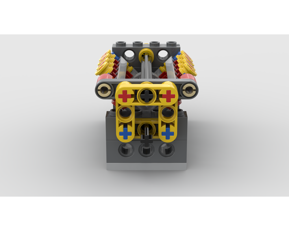 Lego Moc Mini V8 By Creativechad Rebrickable Build With Lego